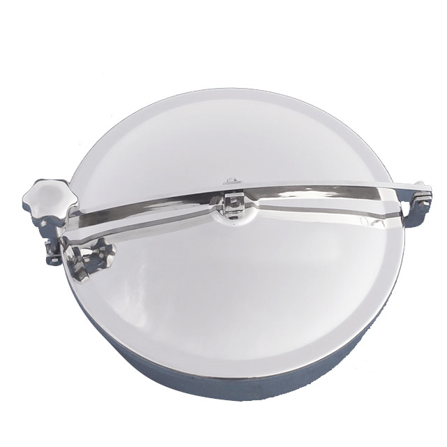 Sanitary Stainless Non-pressure Top Tank Round Manway from China ...