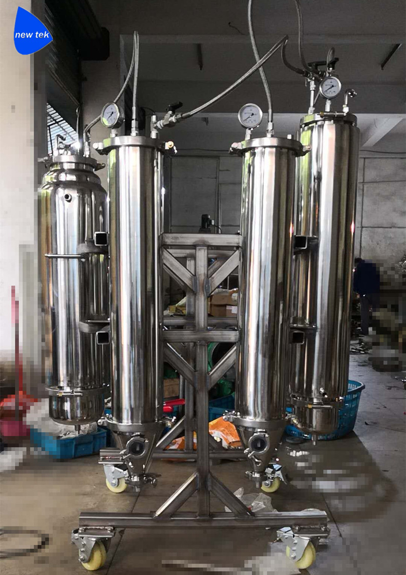 Stainless Large Multi Rack Extractor System w/ Solvent Columns ...