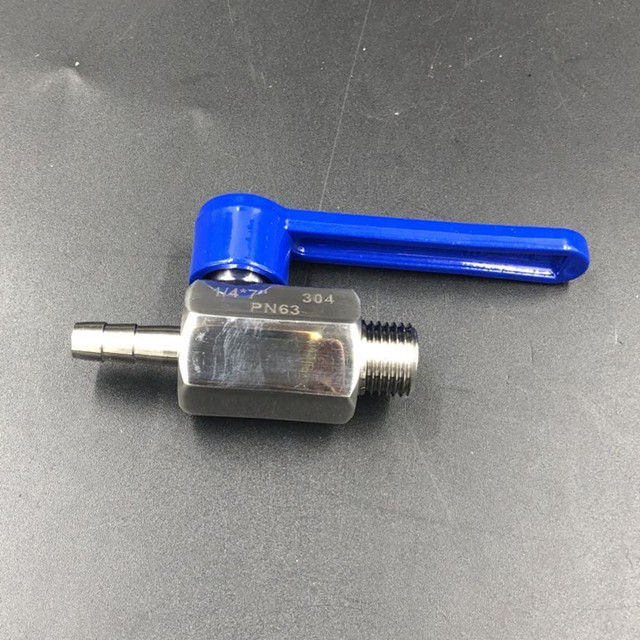 Stainless Steel Mini Ball Valve w/ Long Lever Handle from China ...